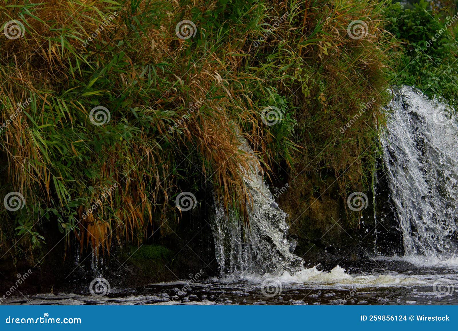 Beautiful View of Ventas Rumba Fall in Kuldiga, Latvia Stock Photo ...