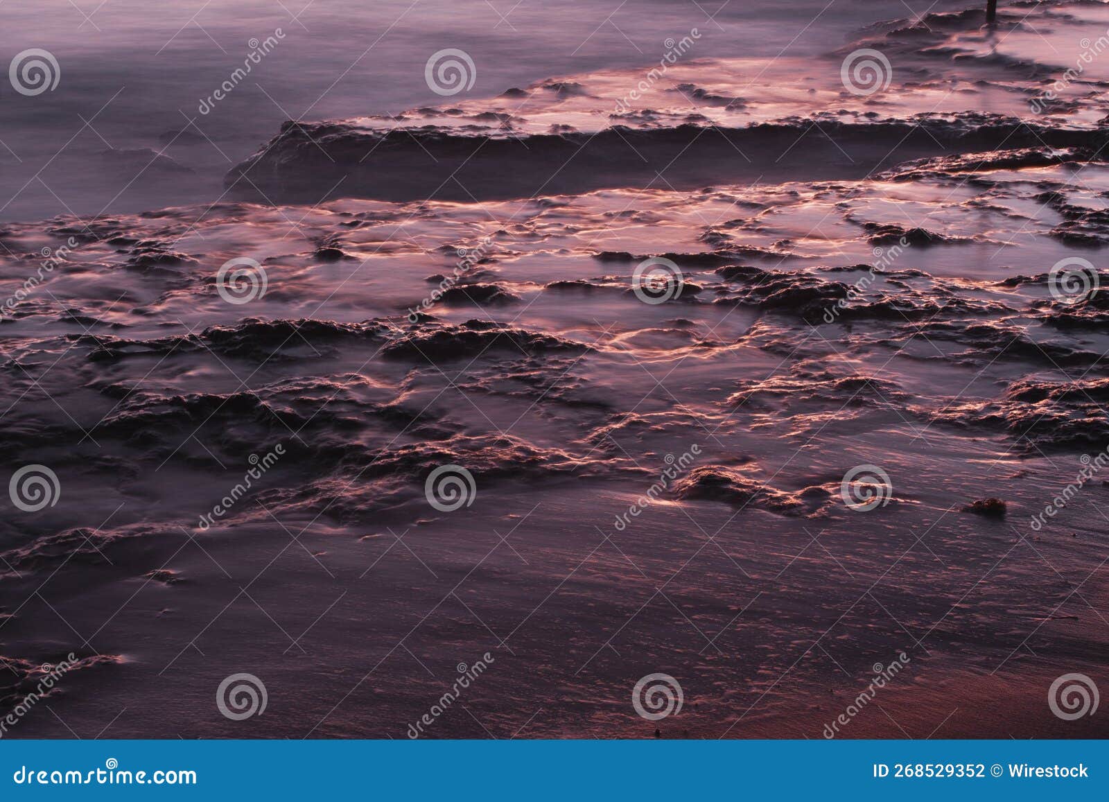 Beautiful View of the Waves. Port Willunga Reef, South Australia ...