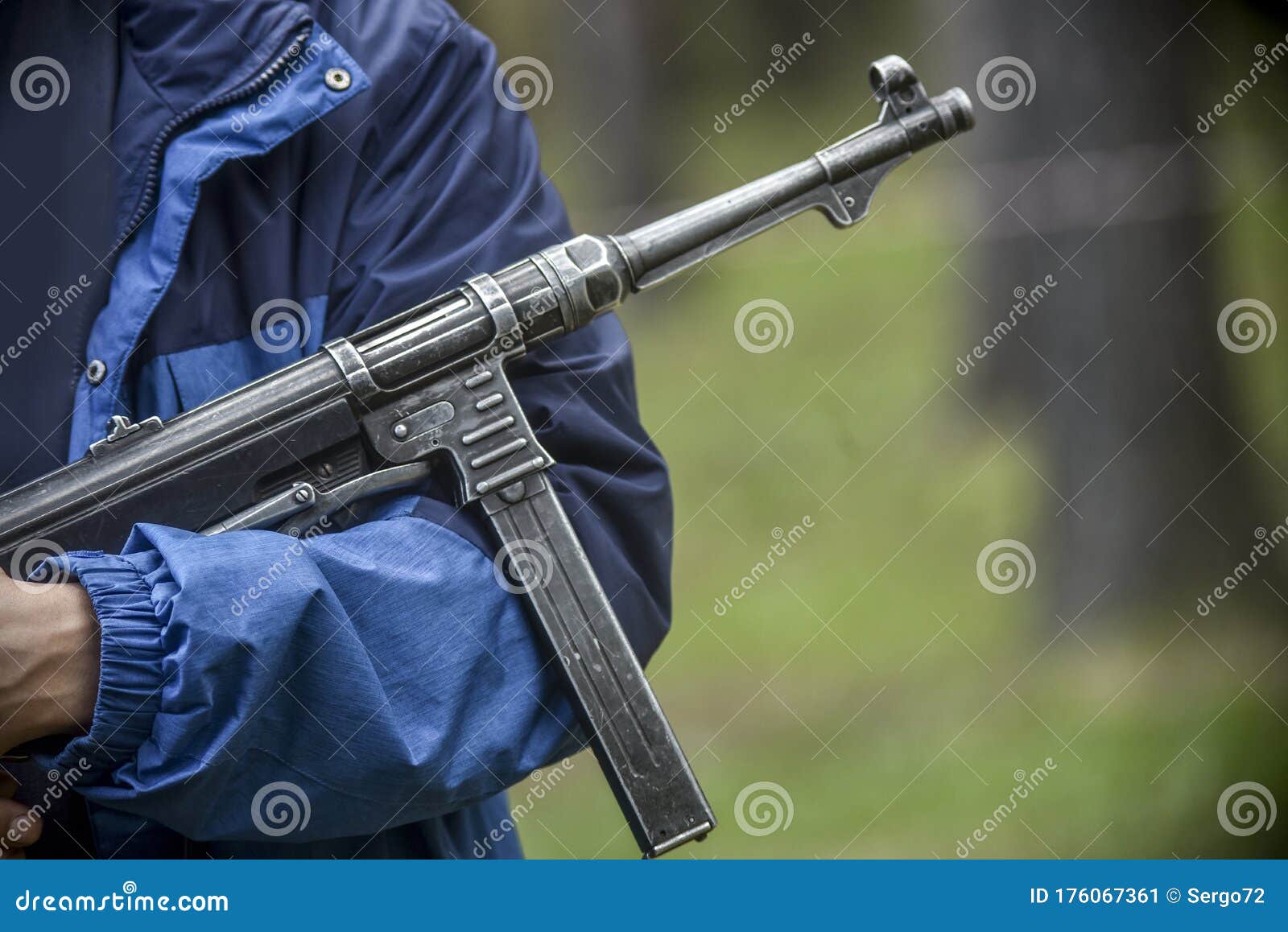 Beautiful View of the Weapon Stock Image - Image of material, memory ...