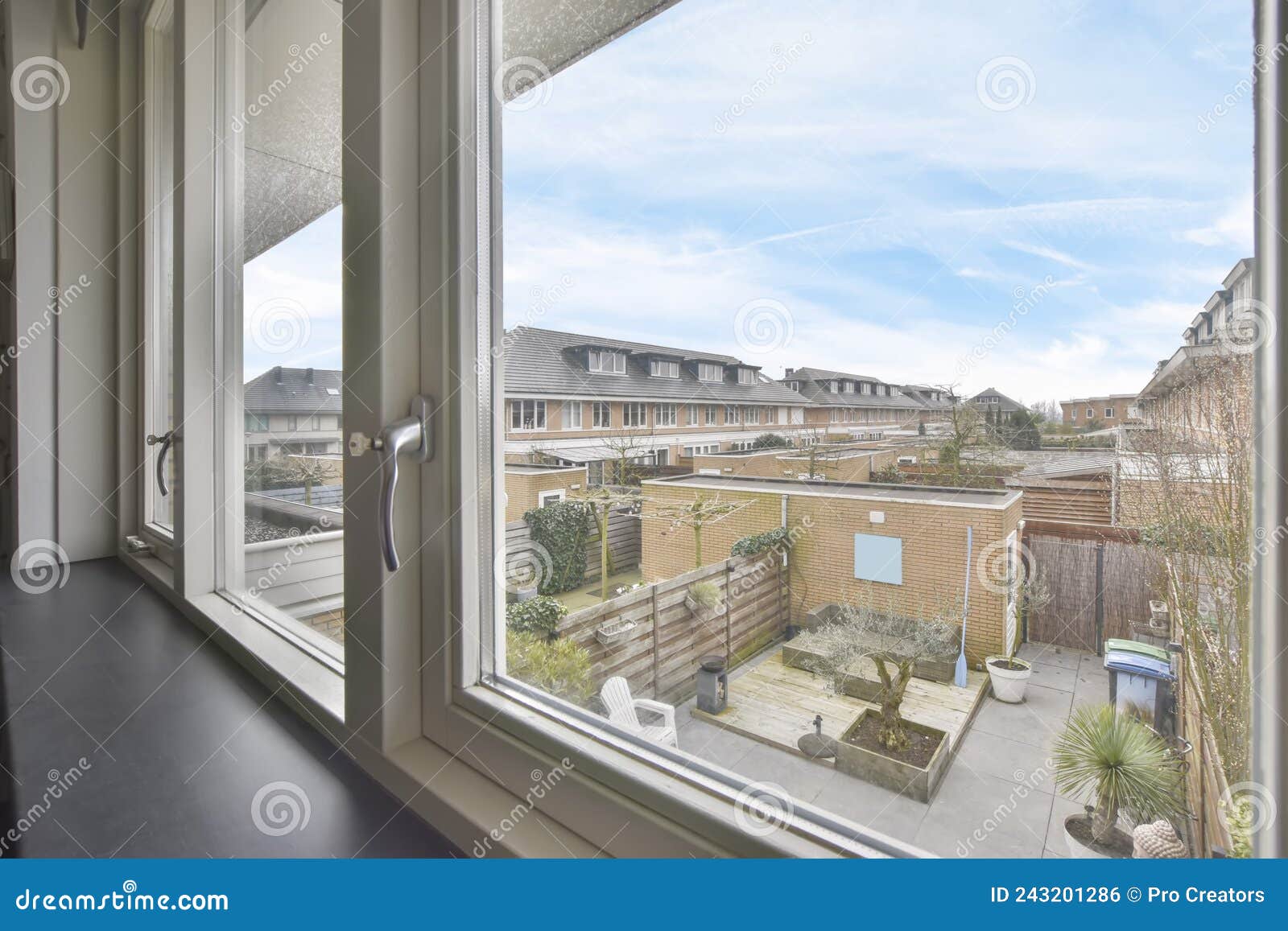 Beautiful View from the Window Stock Photo - Image of terrace, modern ...