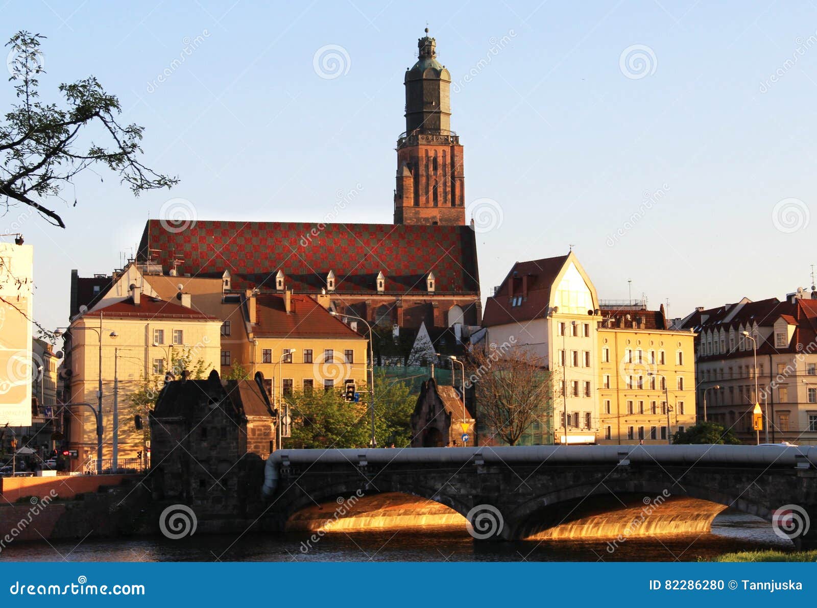 Beautiful View of Wroclaw, Poland Editorial Image - Image of western ...