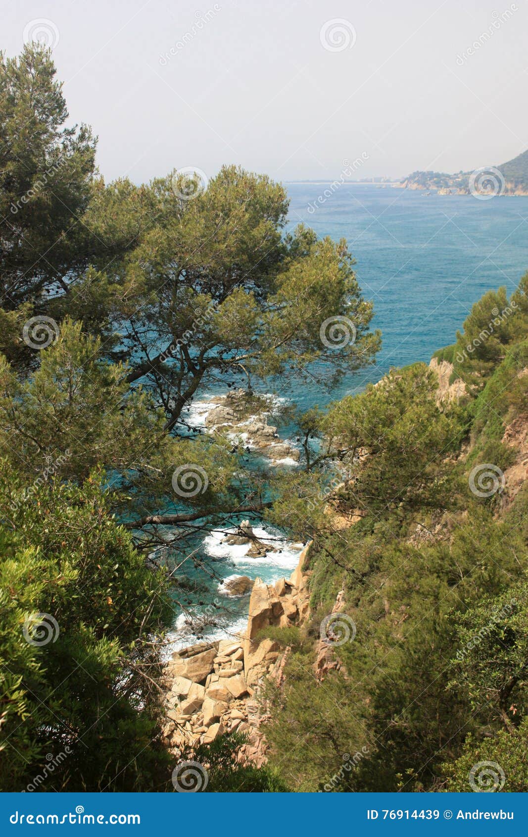 Beautiful Views of the Coast Summer Day Stock Image - Image of outdoors ...