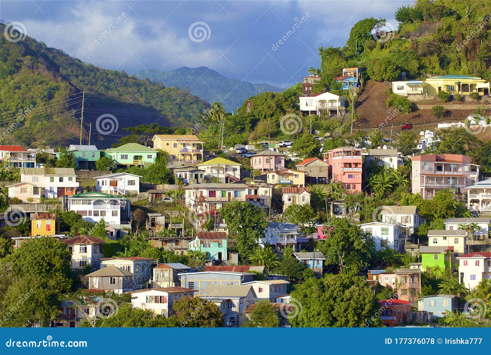 Views of Grenada, Caribbean Editorial Stock Photo - Image of rouge ...