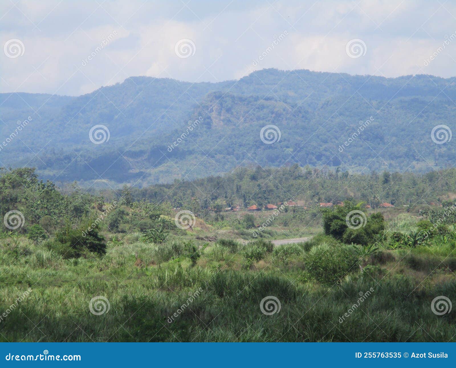 A Beautiful Mountain in Sumedang Regency Bordering Subang Regency Stock ...