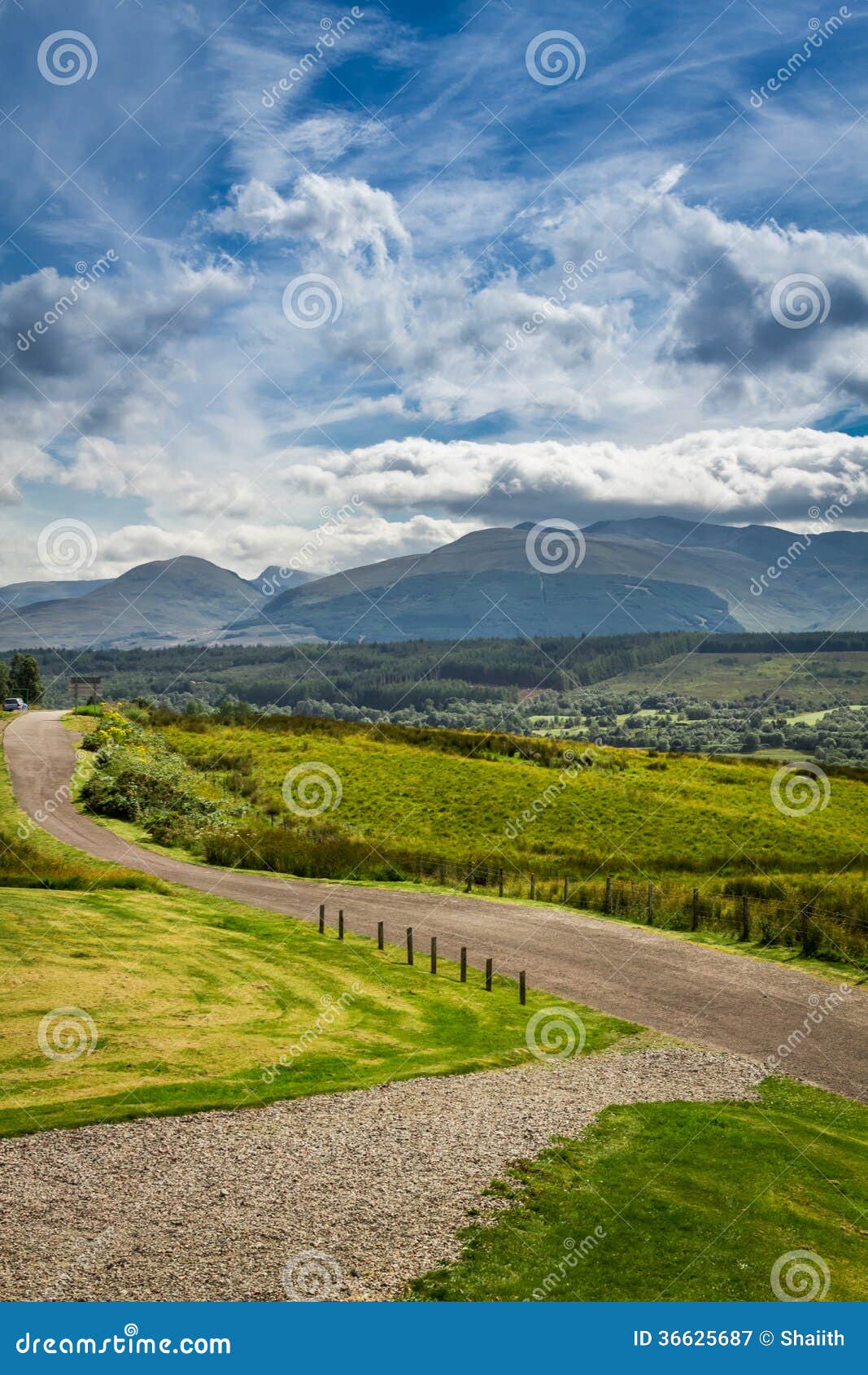Beautiful Views of the Scottish Highlands Stock Image - Image of ...