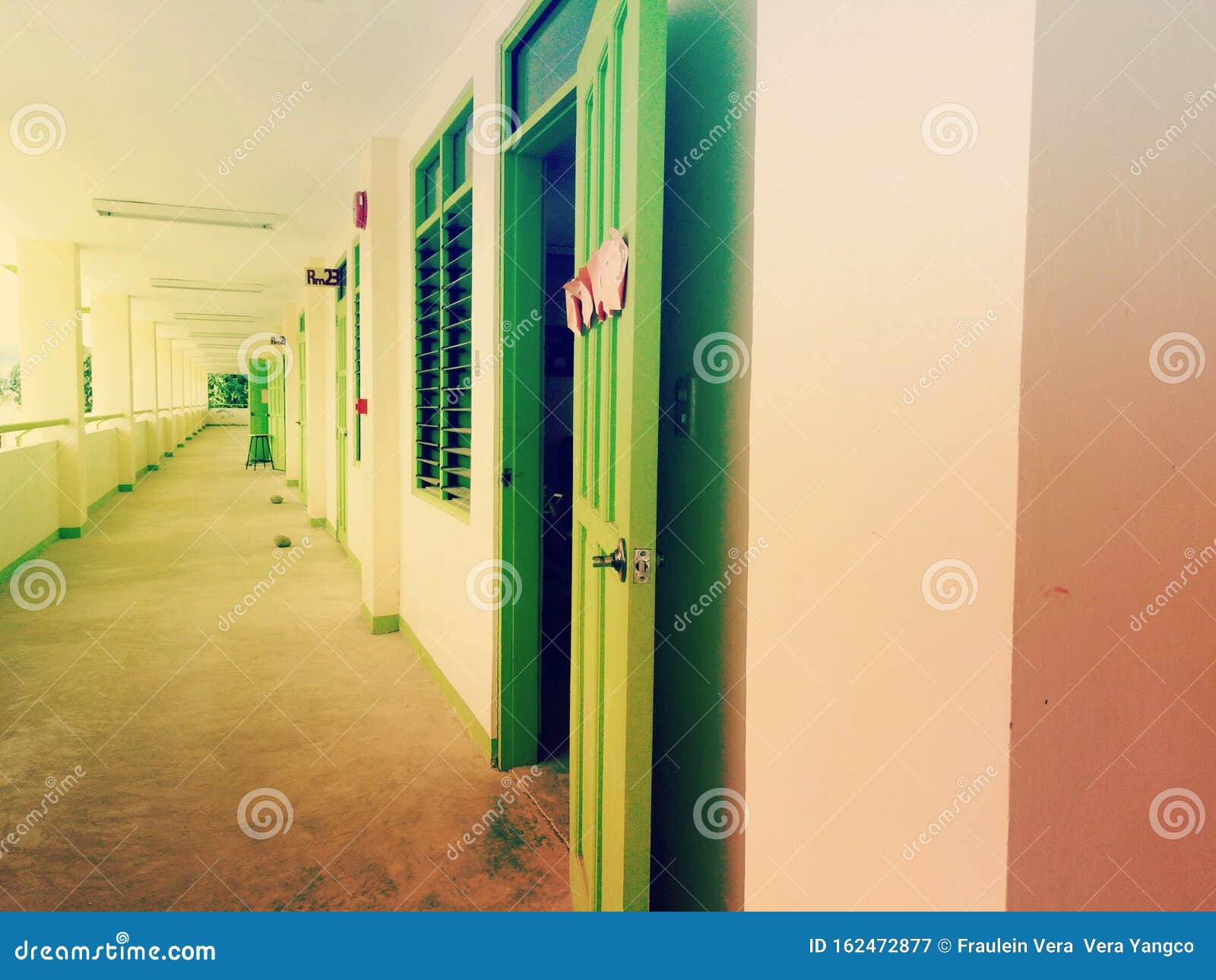 Beautiful Views from the 3 Storey School Building Stock Image - Image ...