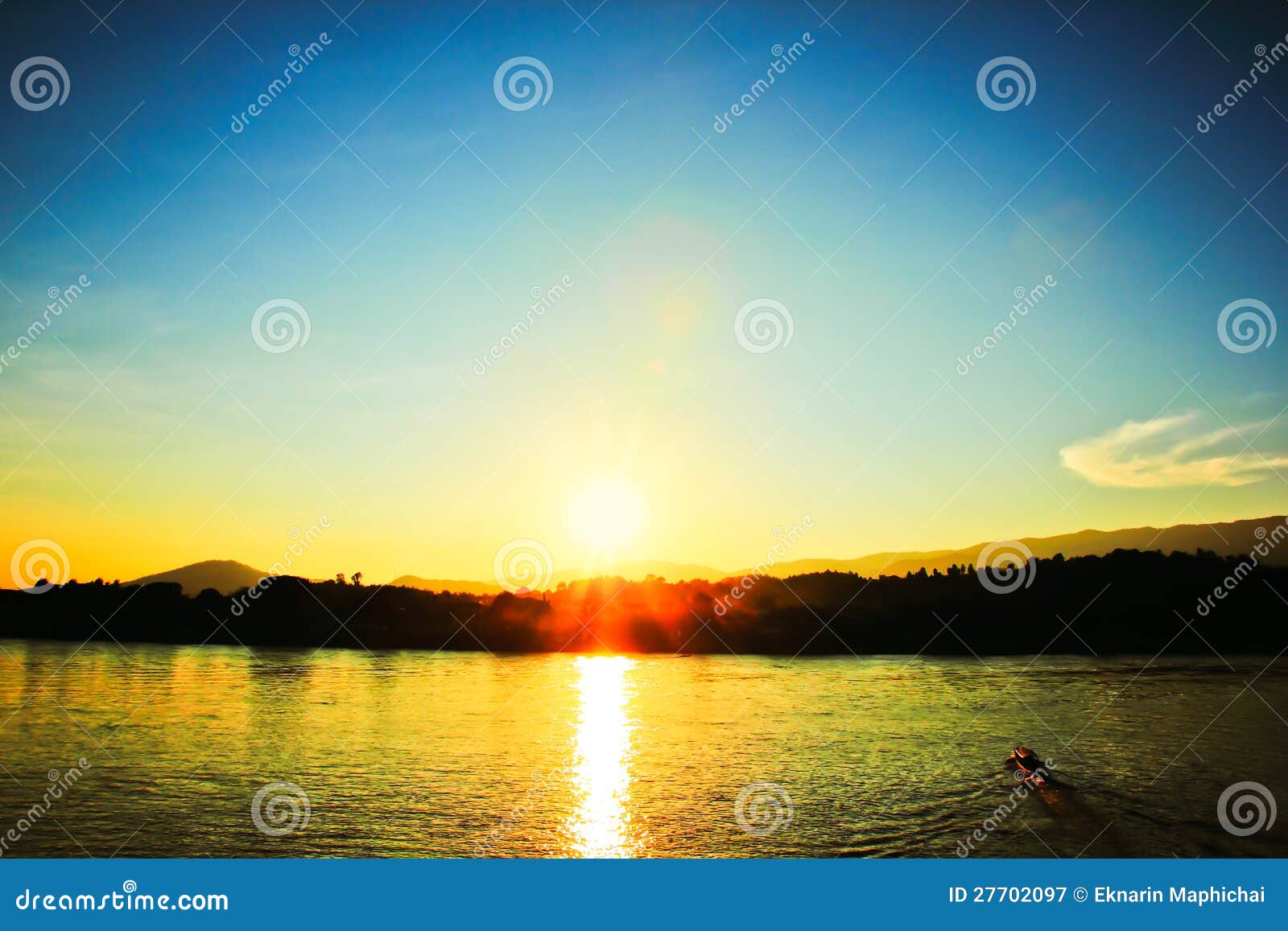 Beautiful views sunset stock image. Image of background - 27702097