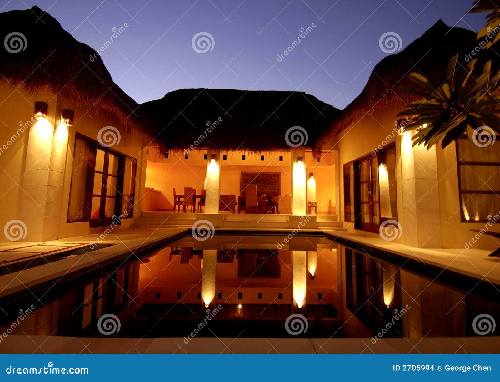 Beautiful villa stock photo. Image of ideas, blue, tourist - 2705994