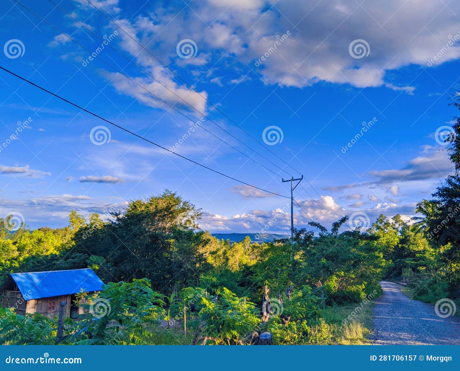 Beautiful Village Atmosphere? Stock Image - Image of beautiful ...