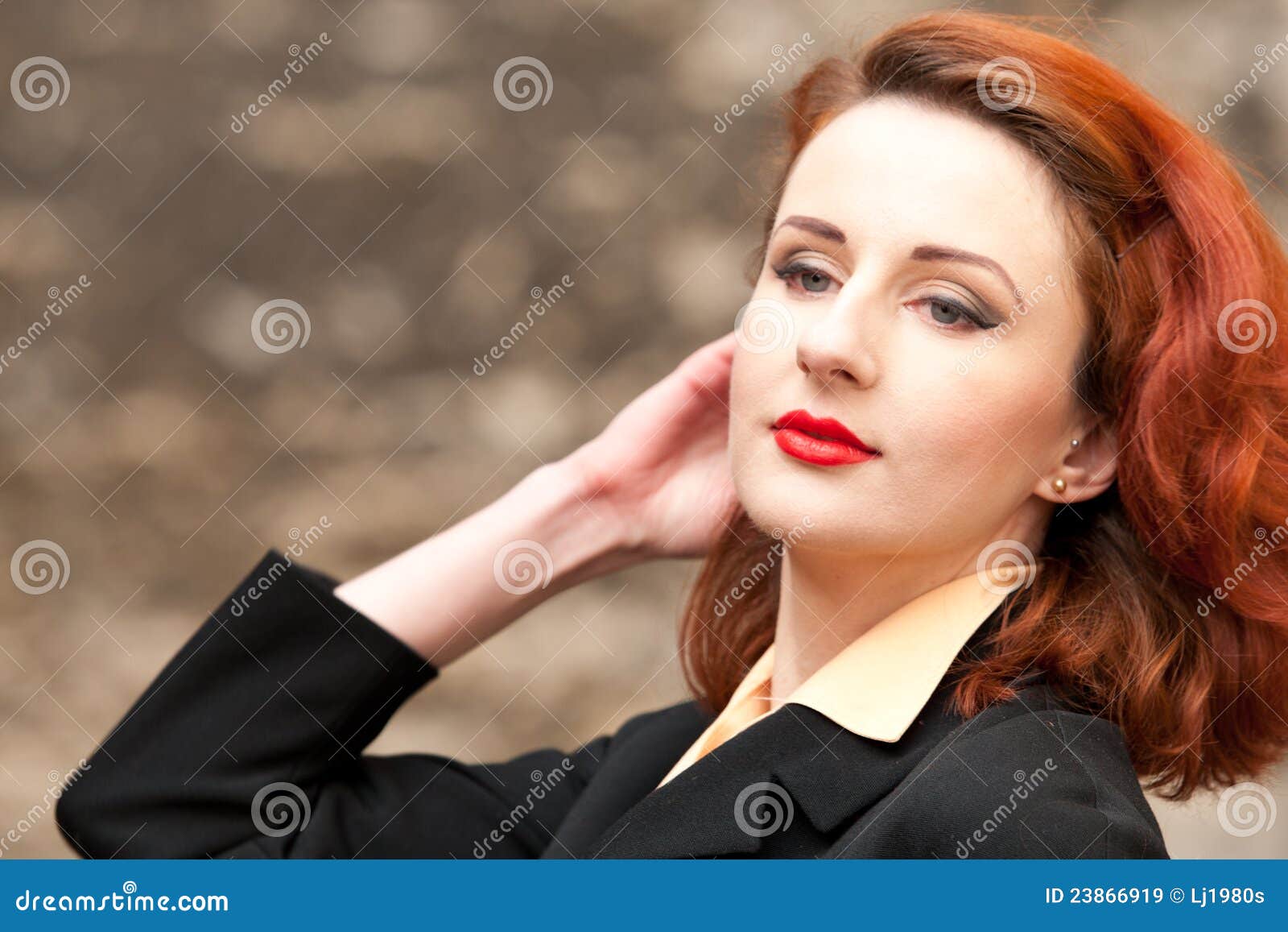 Beautiful Vintage Model stock image. Image of classic - 23866919