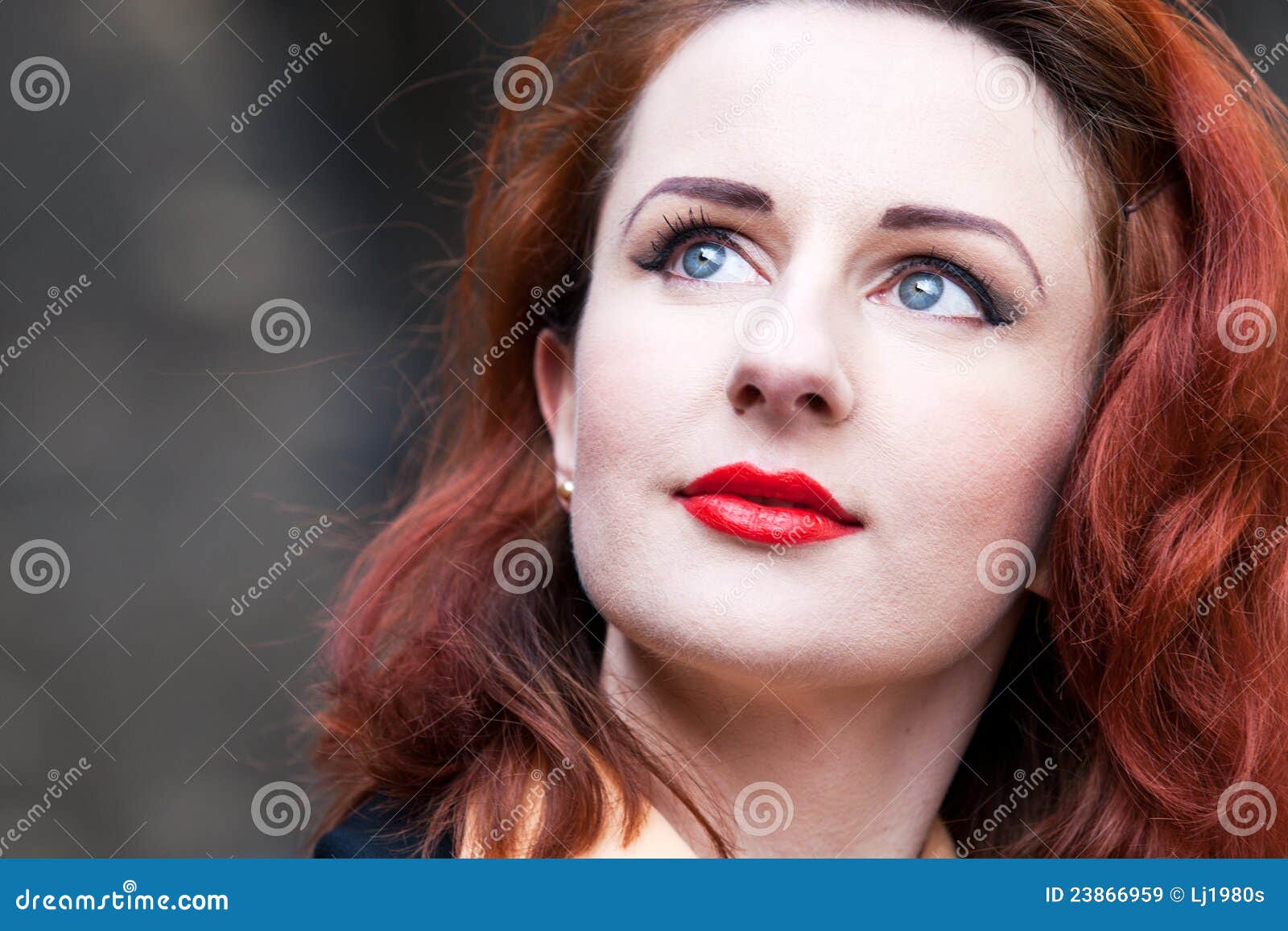 Beautiful Vintage Model stock image. Image of thoughtful - 23866959