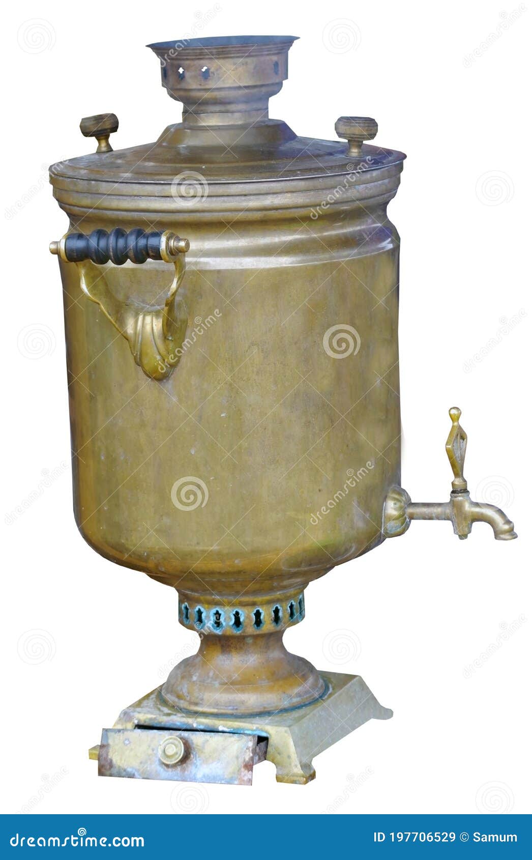 Beautiful vintage samovar stock image. Image of tradition - 197706529