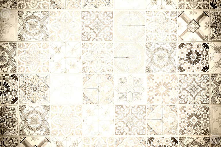 A Beautiful Vintage Tile Pattern Background that Brings Timeless Charm ...