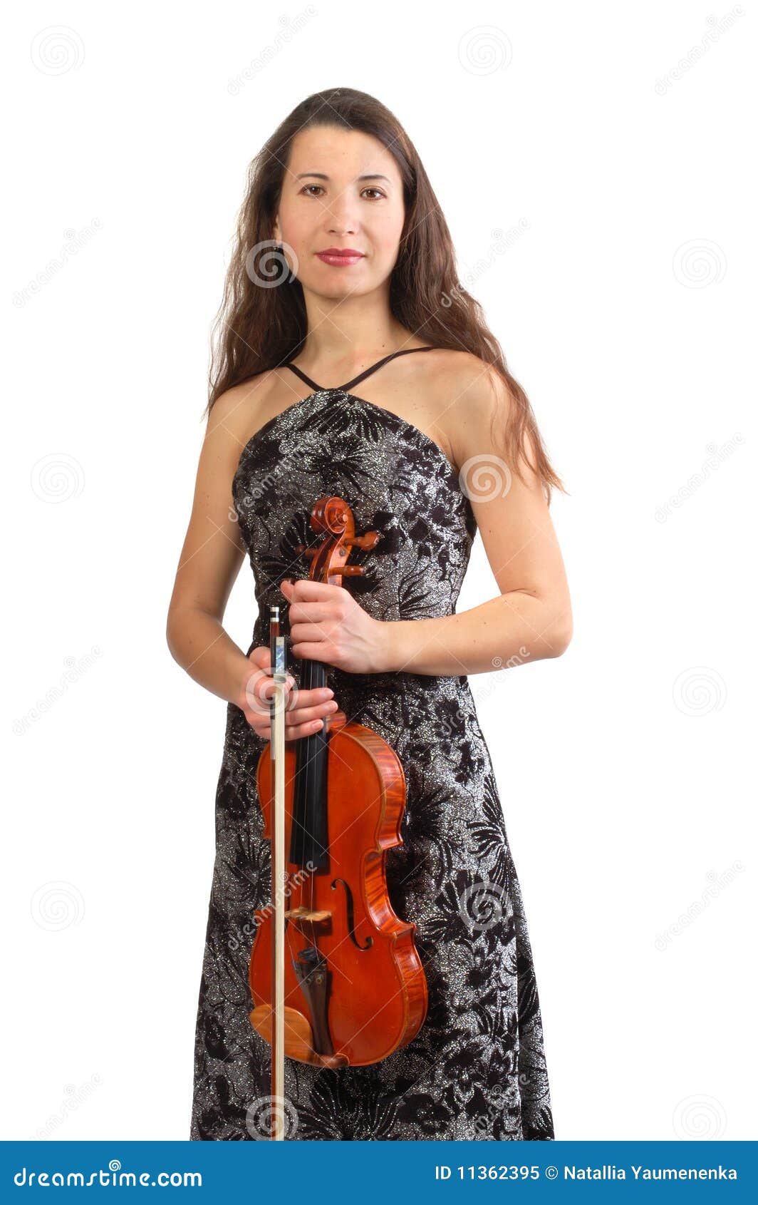 Beautiful violinist stock image. Image of portrait, musician - 11362395