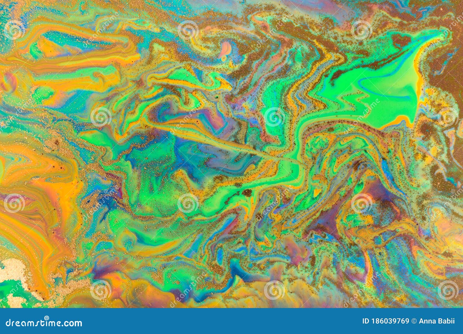 Beautiful Vivid Marble Pattern. Fluorescent Bright Background. Stock ...