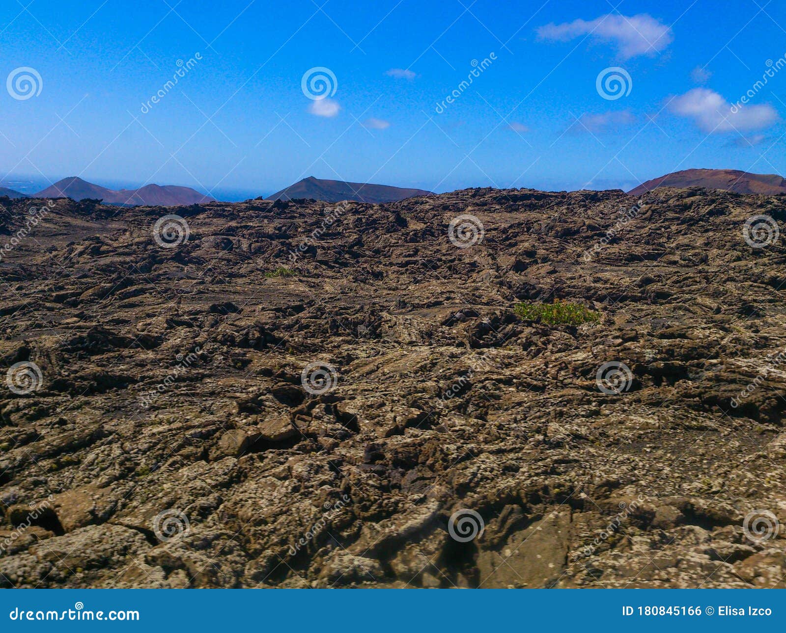 Beautiful volcanic ground stock photo. Image of timanfaya - 180845166