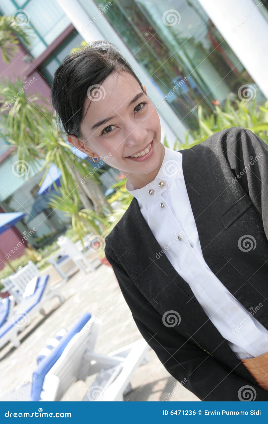 Beautiful waitress stock photo. Image of food, hospitality - 6471236