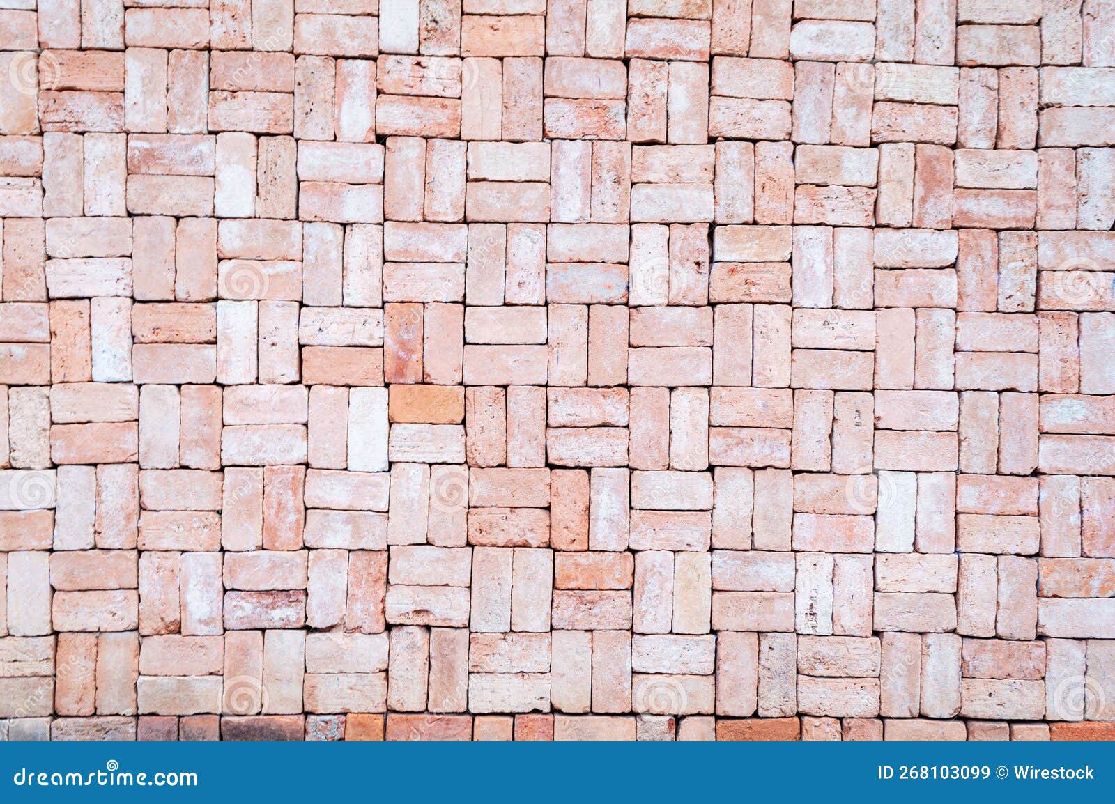 Brick Wall. Brick Stacking. Horizontal Image. Advertising Space. Stock ...
