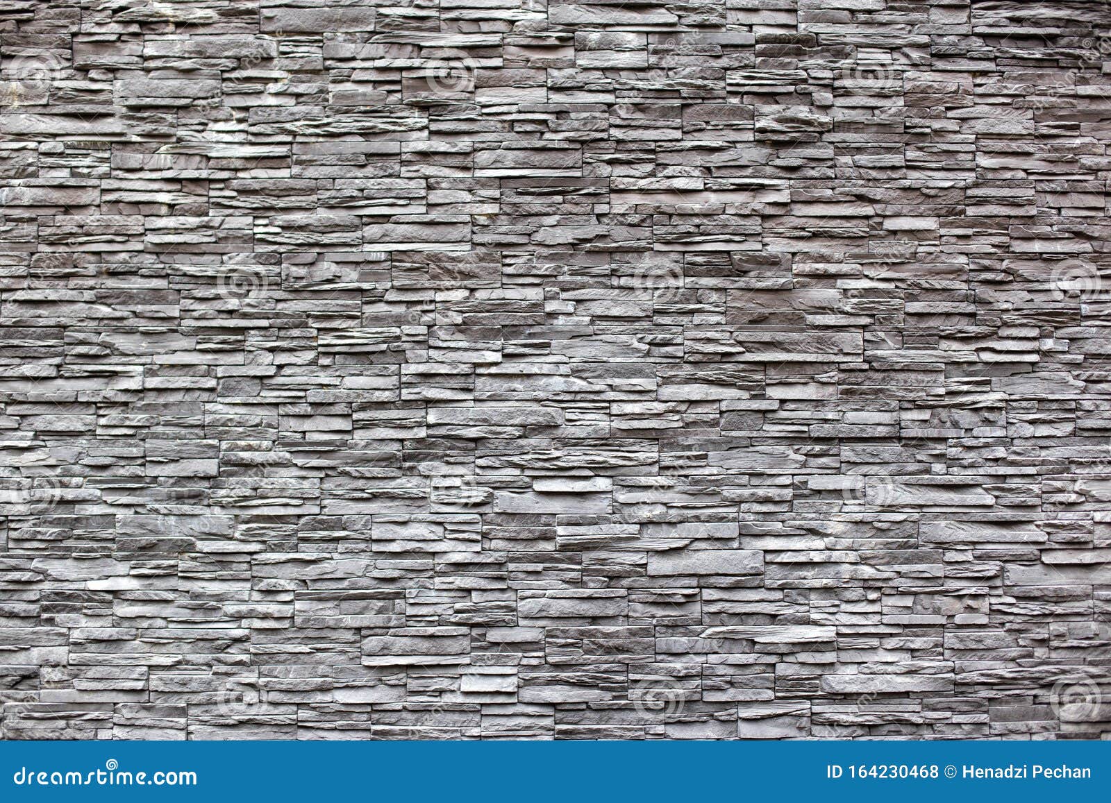 Beautiful Wall Decoration of Gray Modern Stones Bricks, Background ...