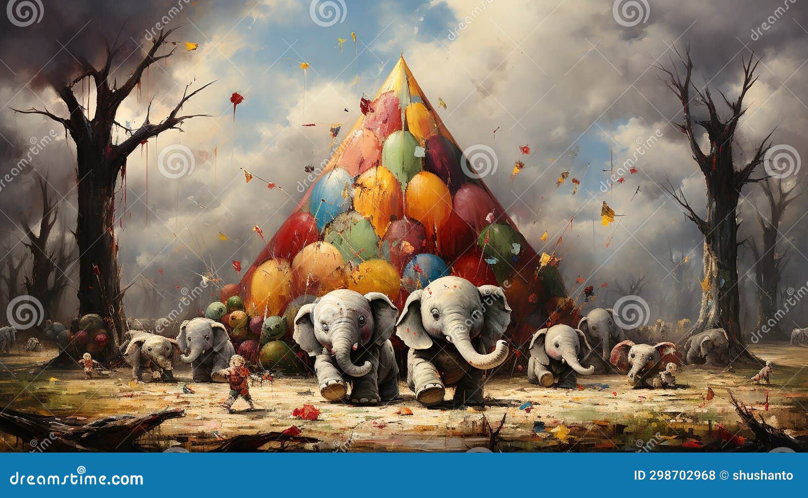 A Beautiful Wallpaper of Creative Manipulation Stock Illustration ...