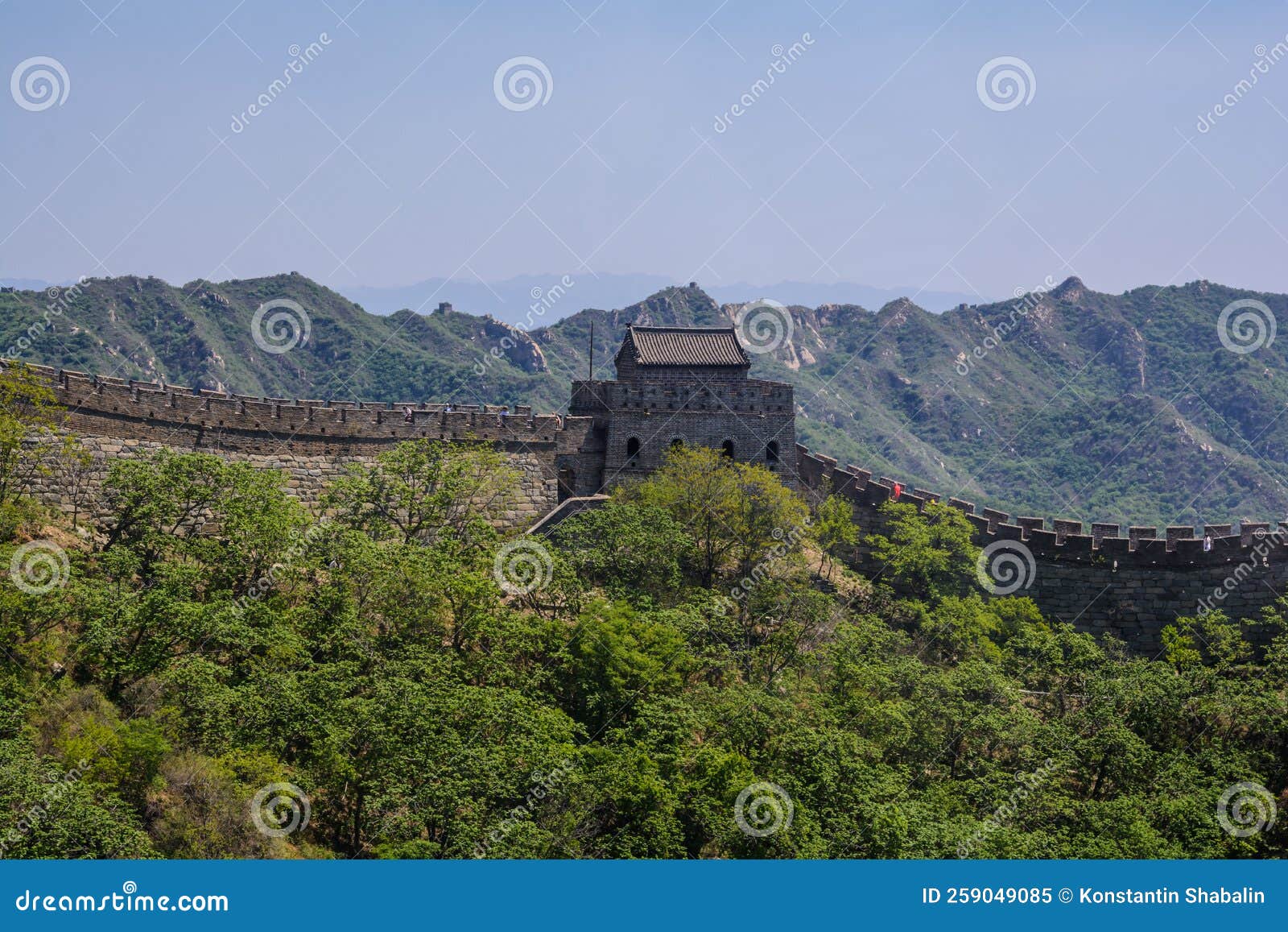 Beautiful Watchtower. the Great Wall of China Stock Image - Image of ...