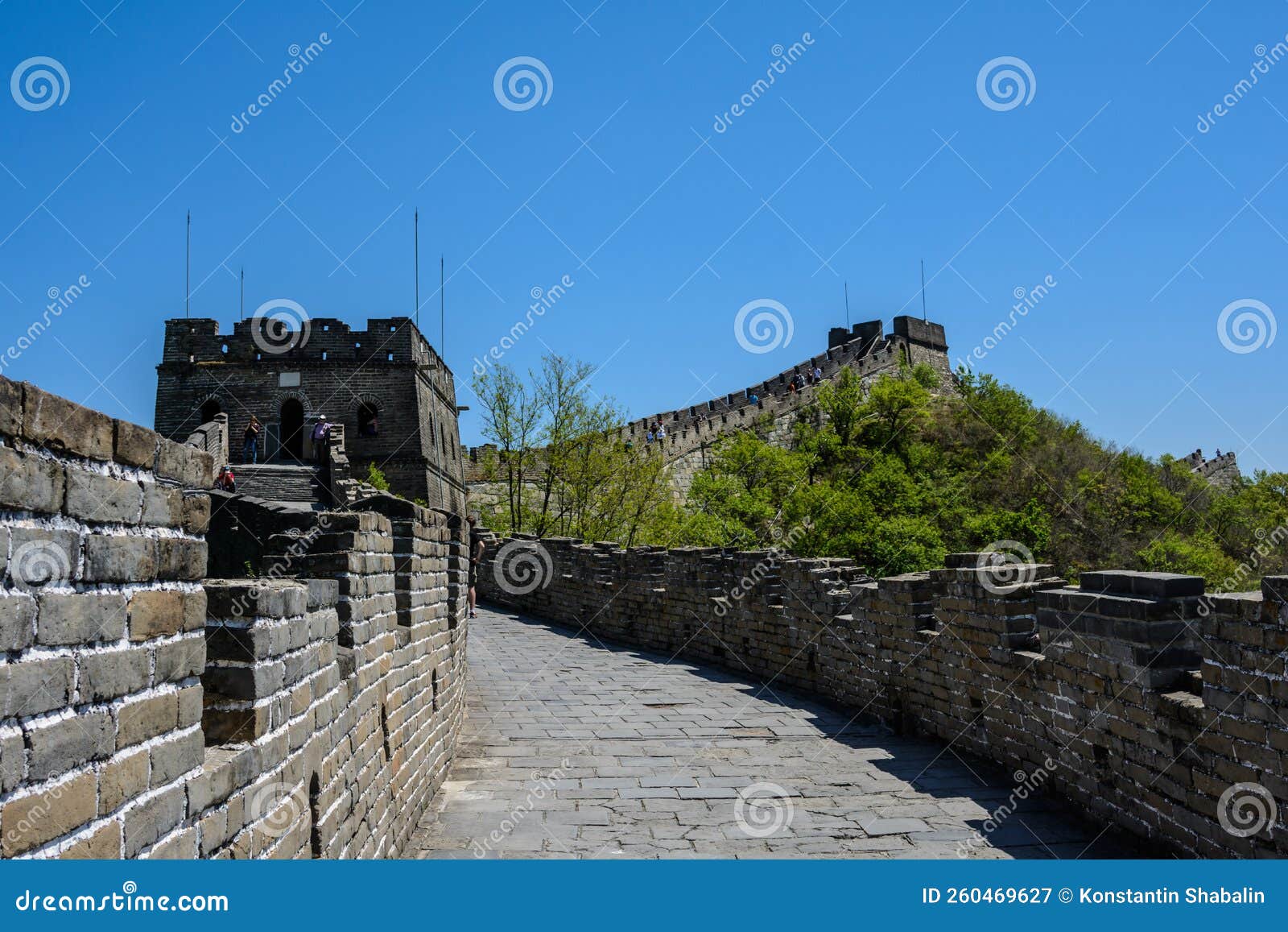 Beautiful Watchtower. the Great Wall of China Stock Image - Image of ...