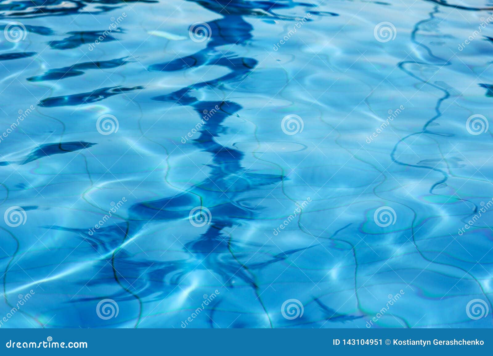 Beautiful Water Basin on the Sea Background on the Nature Stock Image ...