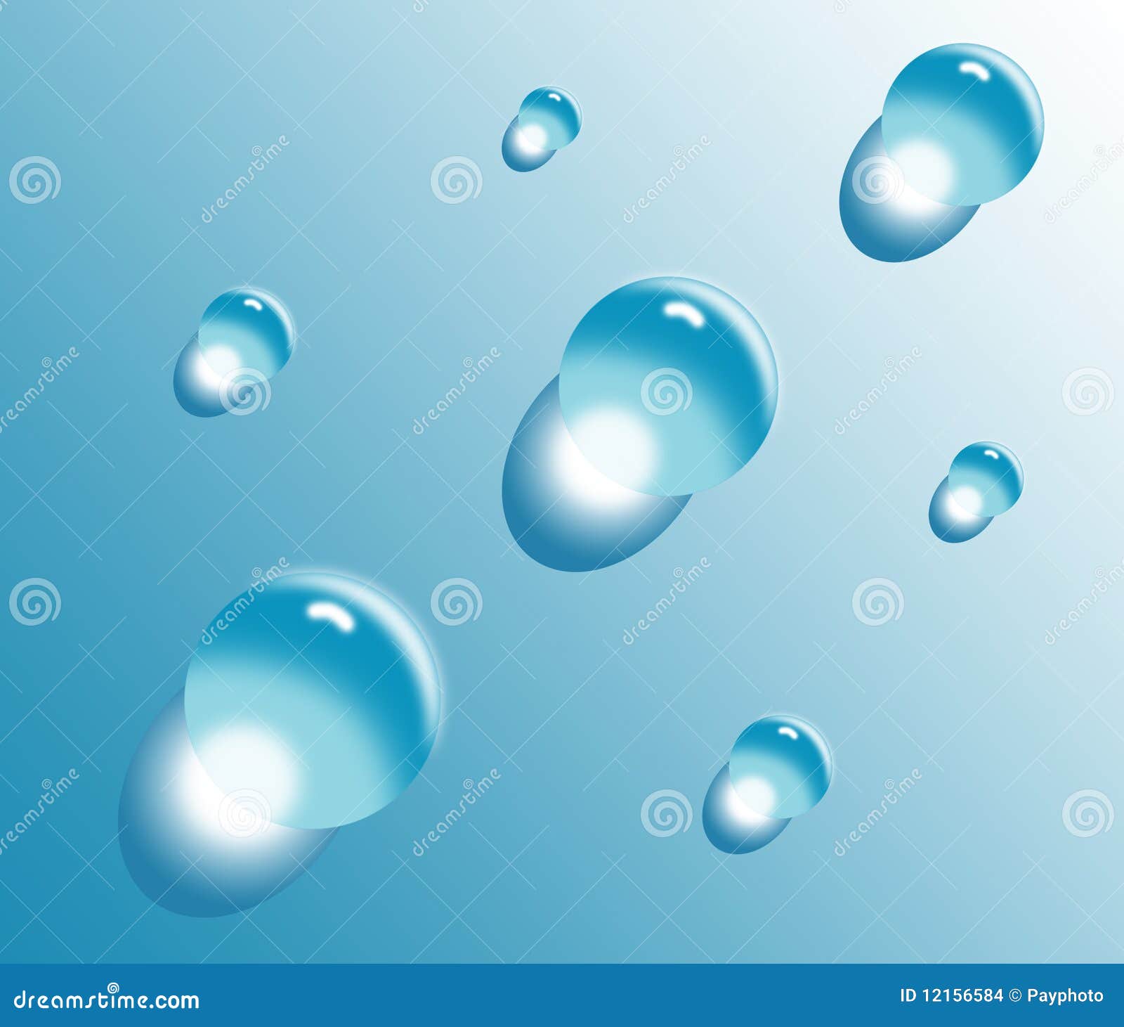 Beautiful Water Drop Background Stock Illustration - Illustration of ...