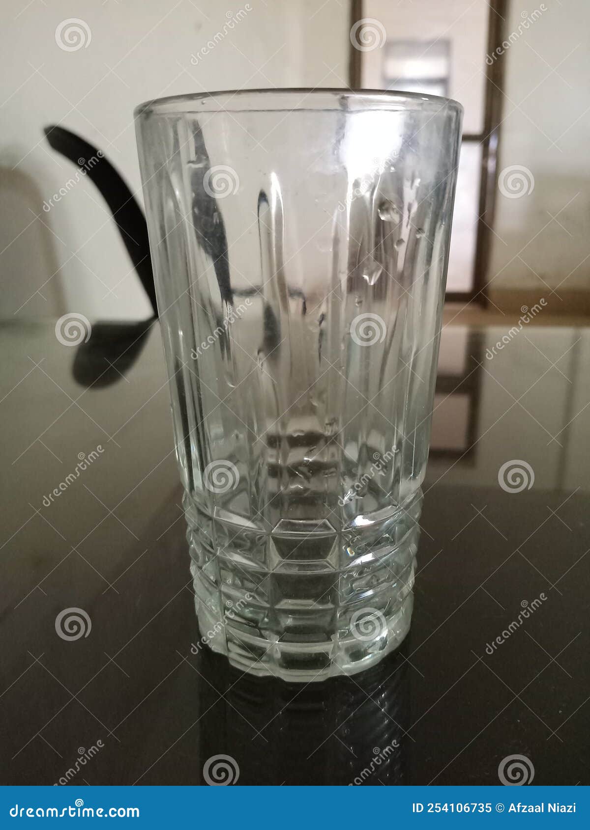 Beautiful water glass stock image. Image of ceramic - 254106735