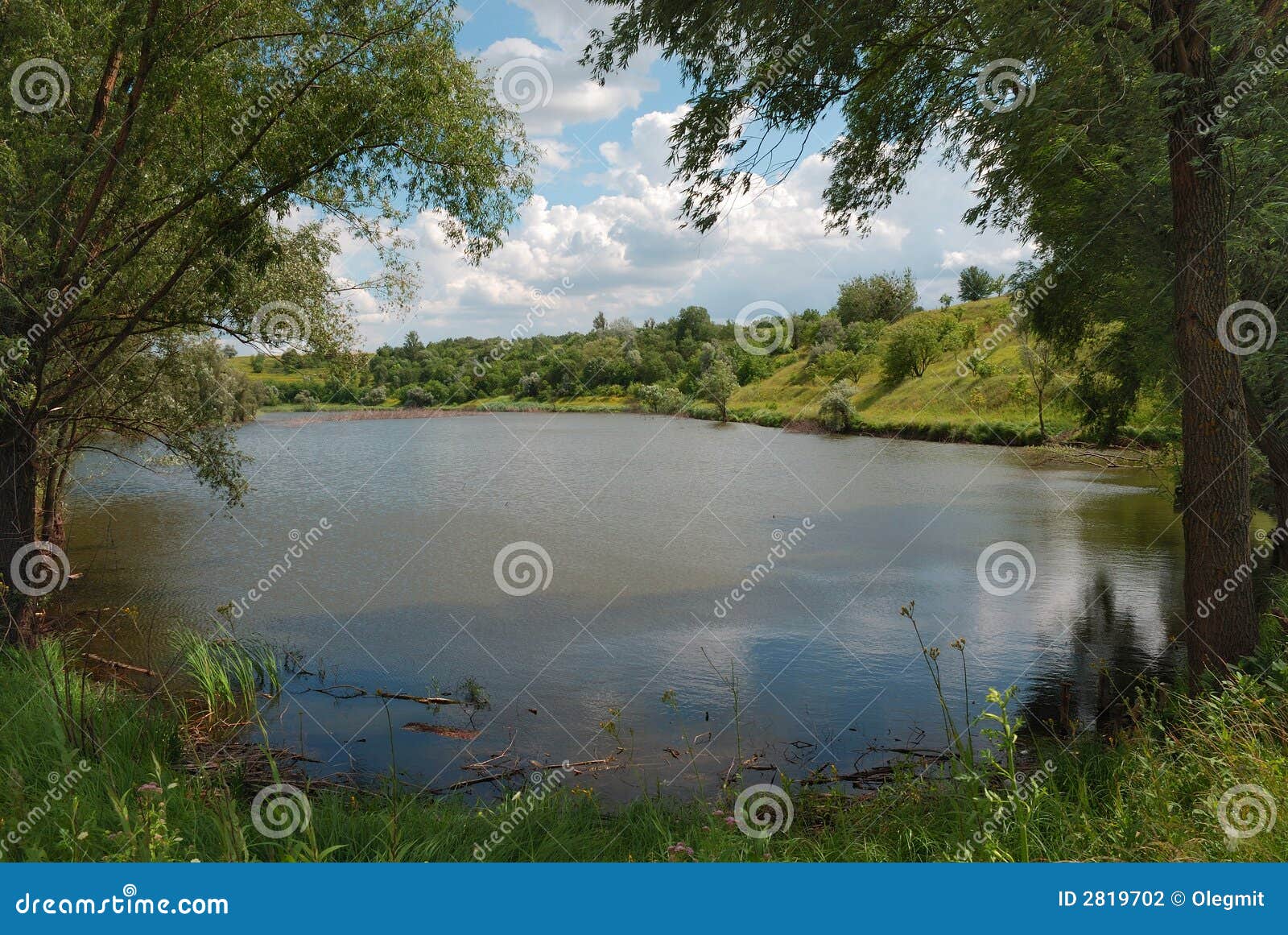 Beautiful water landscape. stock photo. Image of panoramic - 2819702