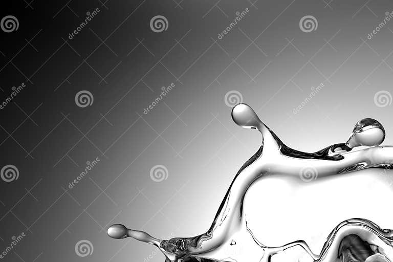 Beautiful Water Splash Edge Stock Illustration - Illustration of detail ...