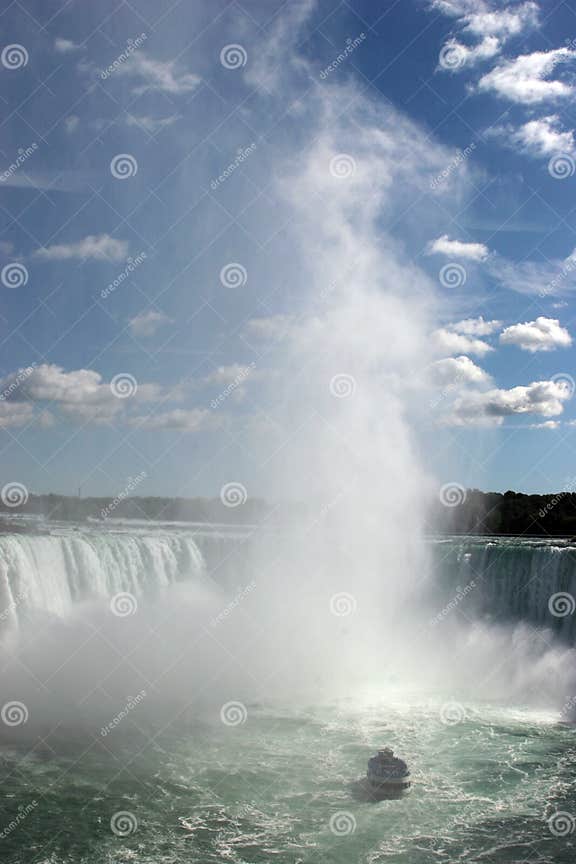 Beautiful Water Splash at Niagara Falls Stock Photo - Image of splash ...
