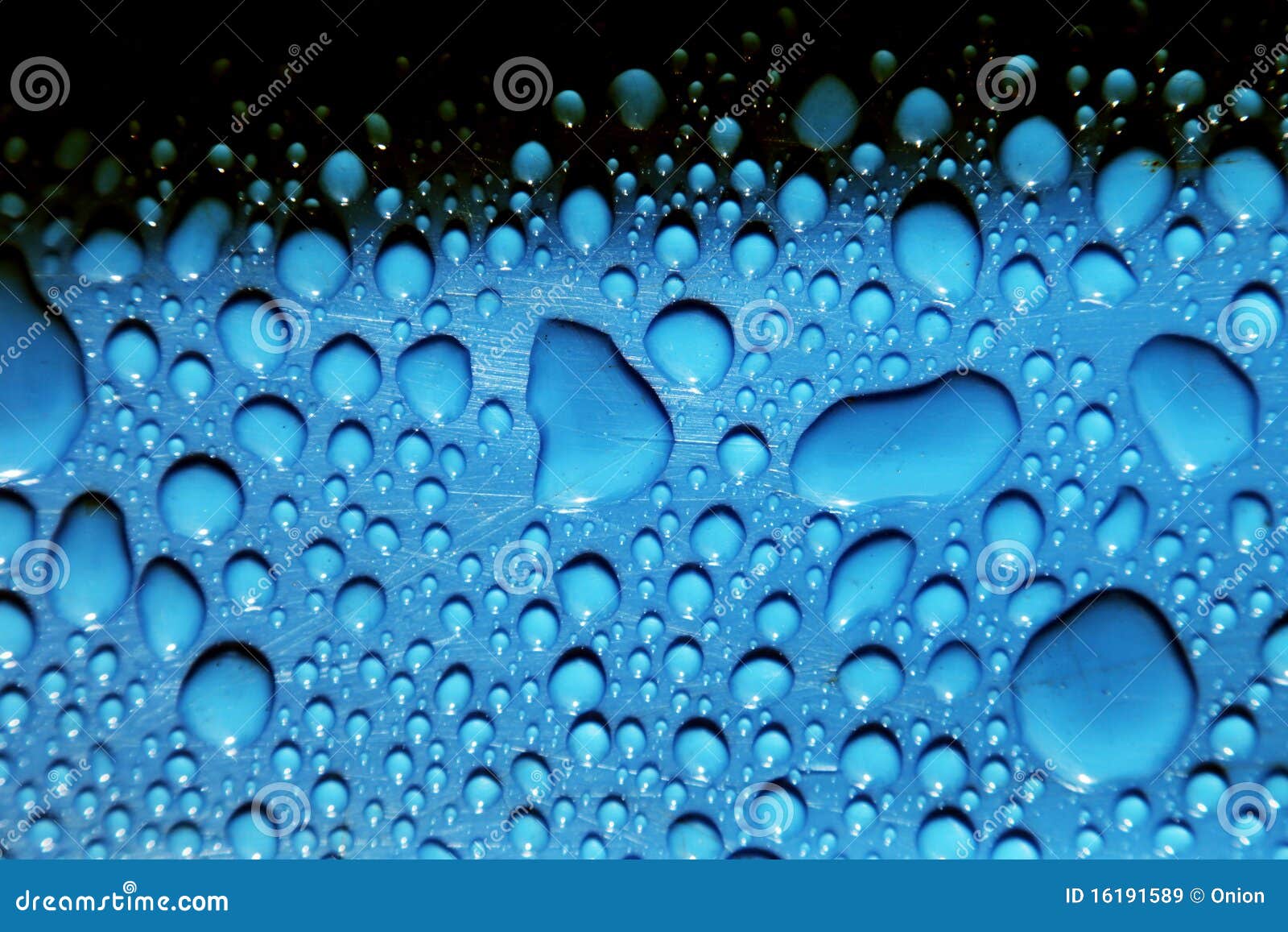 Beautiful waterdroplets stock image. Image of blue, abstraction - 16191589