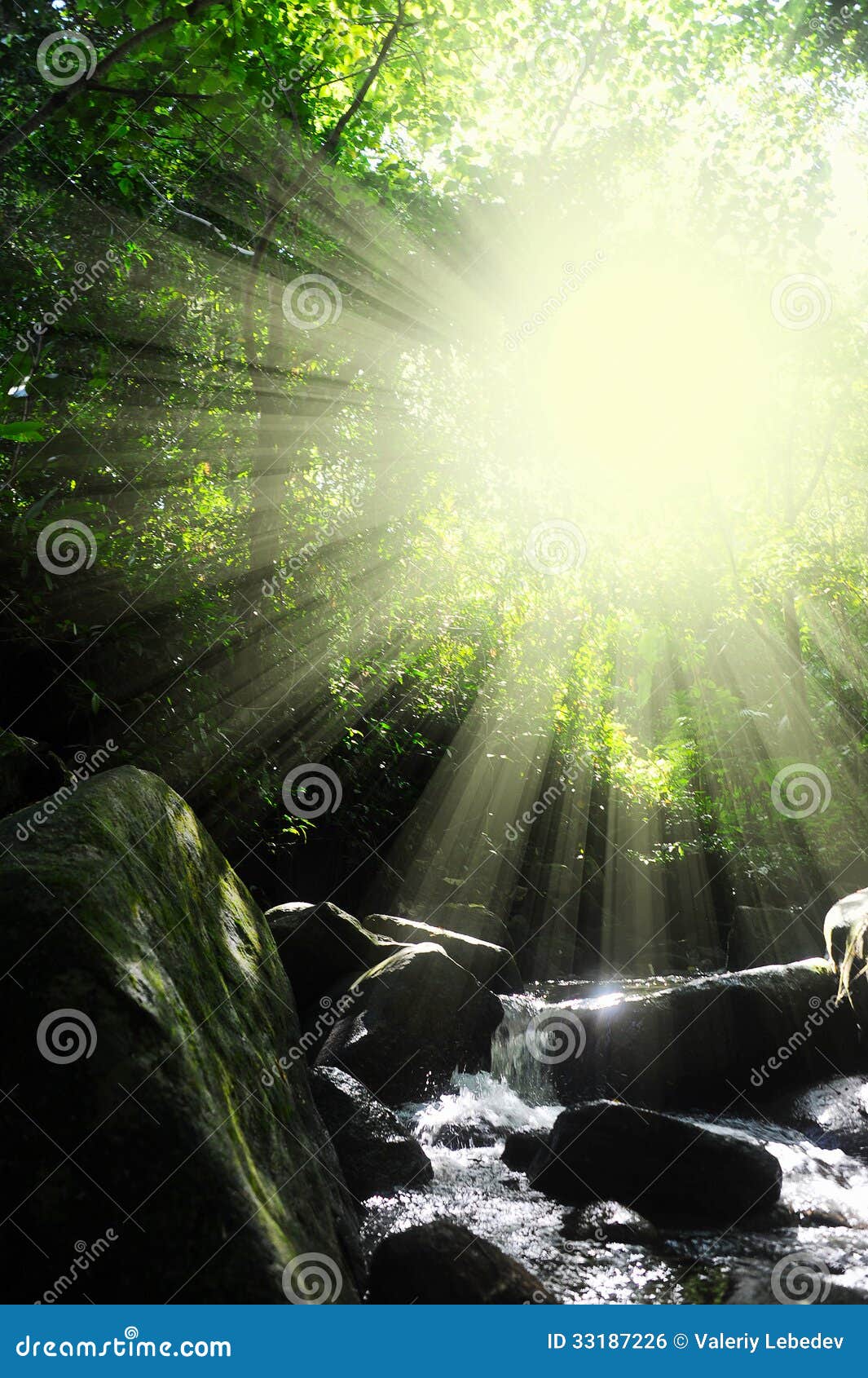 Beautiful waterfall stock photo. Image of environment - 33187226