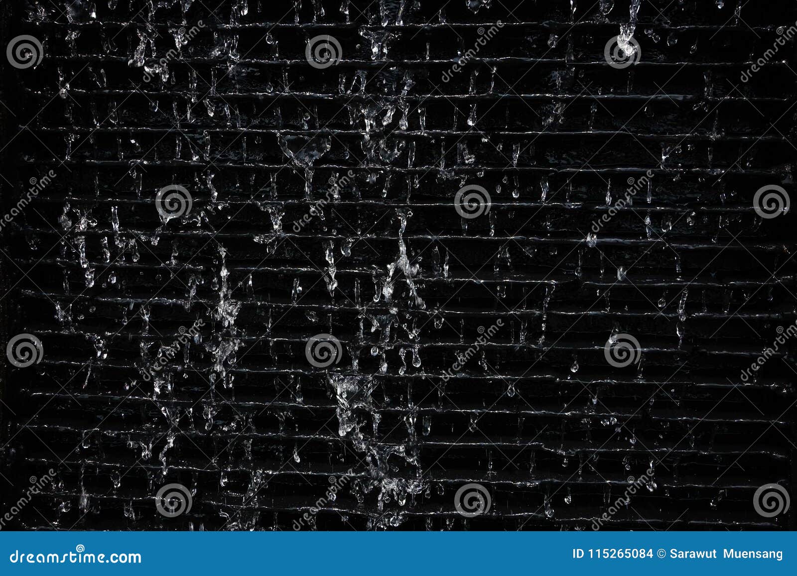 Beautiful waterfall model stock photo. Image of hand - 115265084