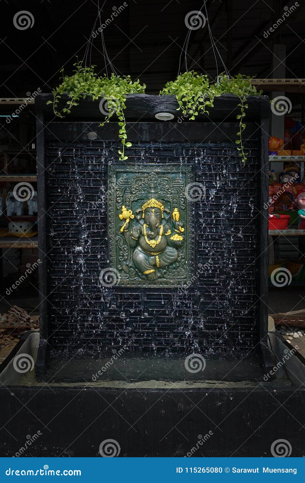 Beautiful waterfall model editorial image. Image of lamerei - 115265080