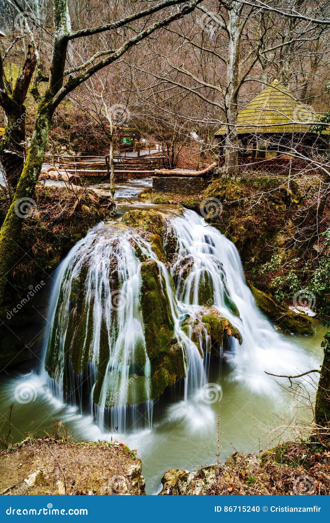Beautiful Waterfall in Romania Stock Photo - Image of gorgeous, outdoor ...