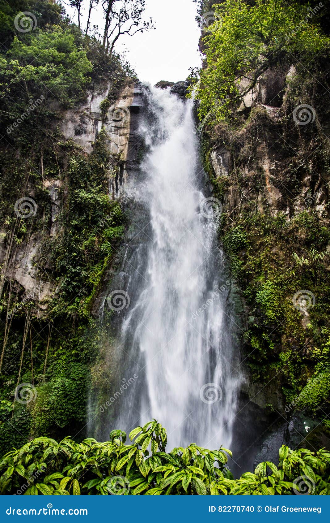 Beautiful Waterfall in Sumatra Stock Photo - Image of waterfall, asia ...
