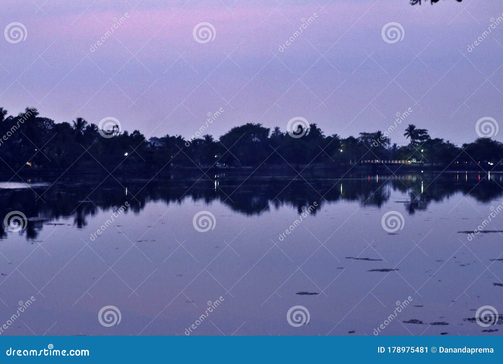 Beautiful Waterfront Scenery in a Rural Area Stock Image - Image of ...
