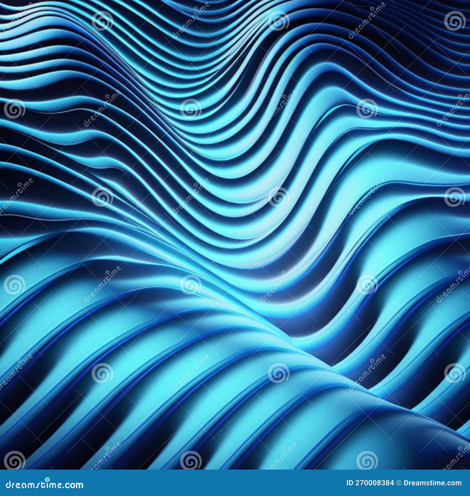 Waves Pattern with Blue and White Colors Stock Illustration ...