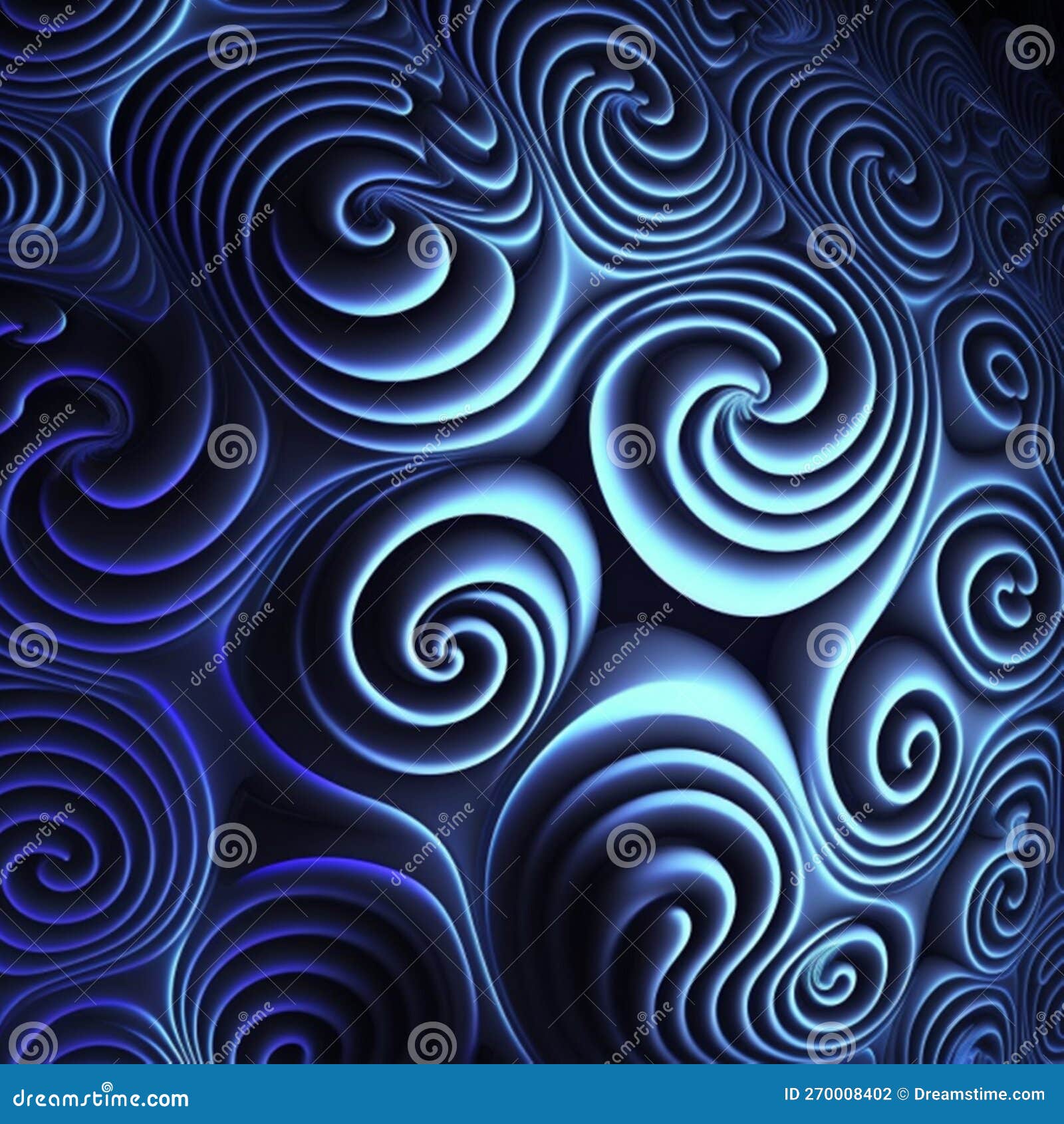 Waves Pattern with Blue and White Colors Stock Illustration ...