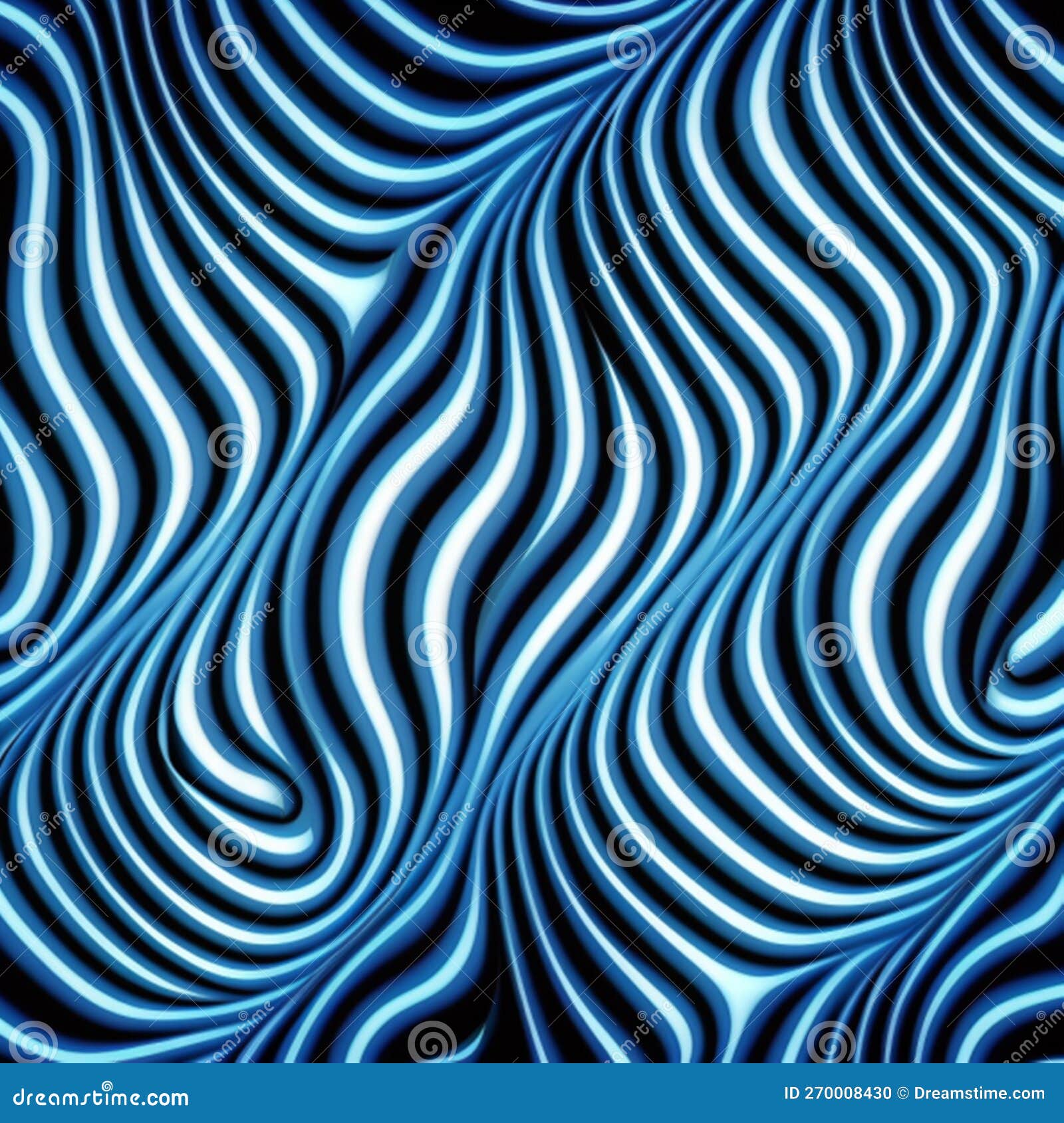 Waves Pattern with Blue and White Colors Stock Illustration ...