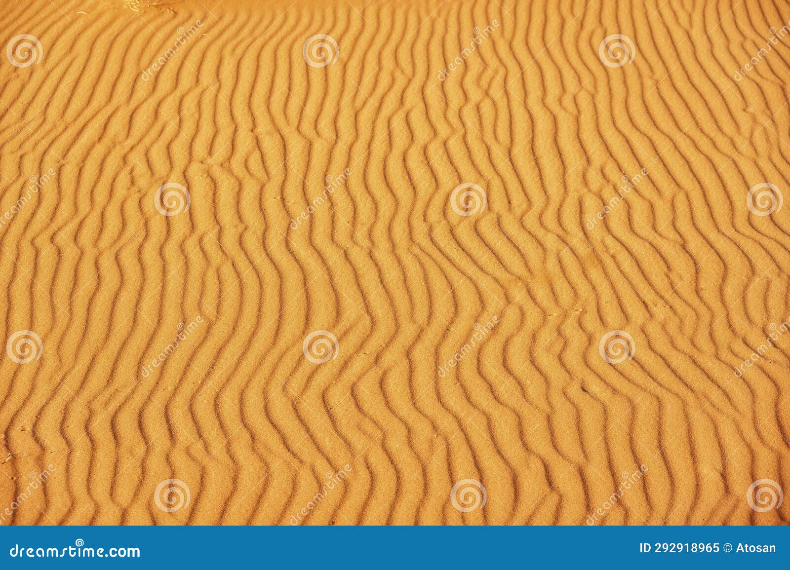 Beautiful Wave Pattern in the Desert Sand Stock Image - Image of area ...