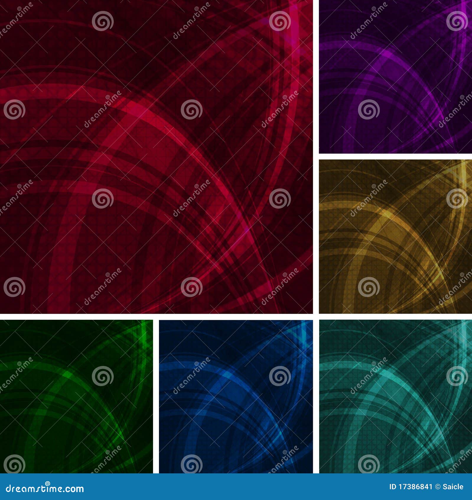 Beautiful wavy backdrops stock vector. Illustration of green - 17386841