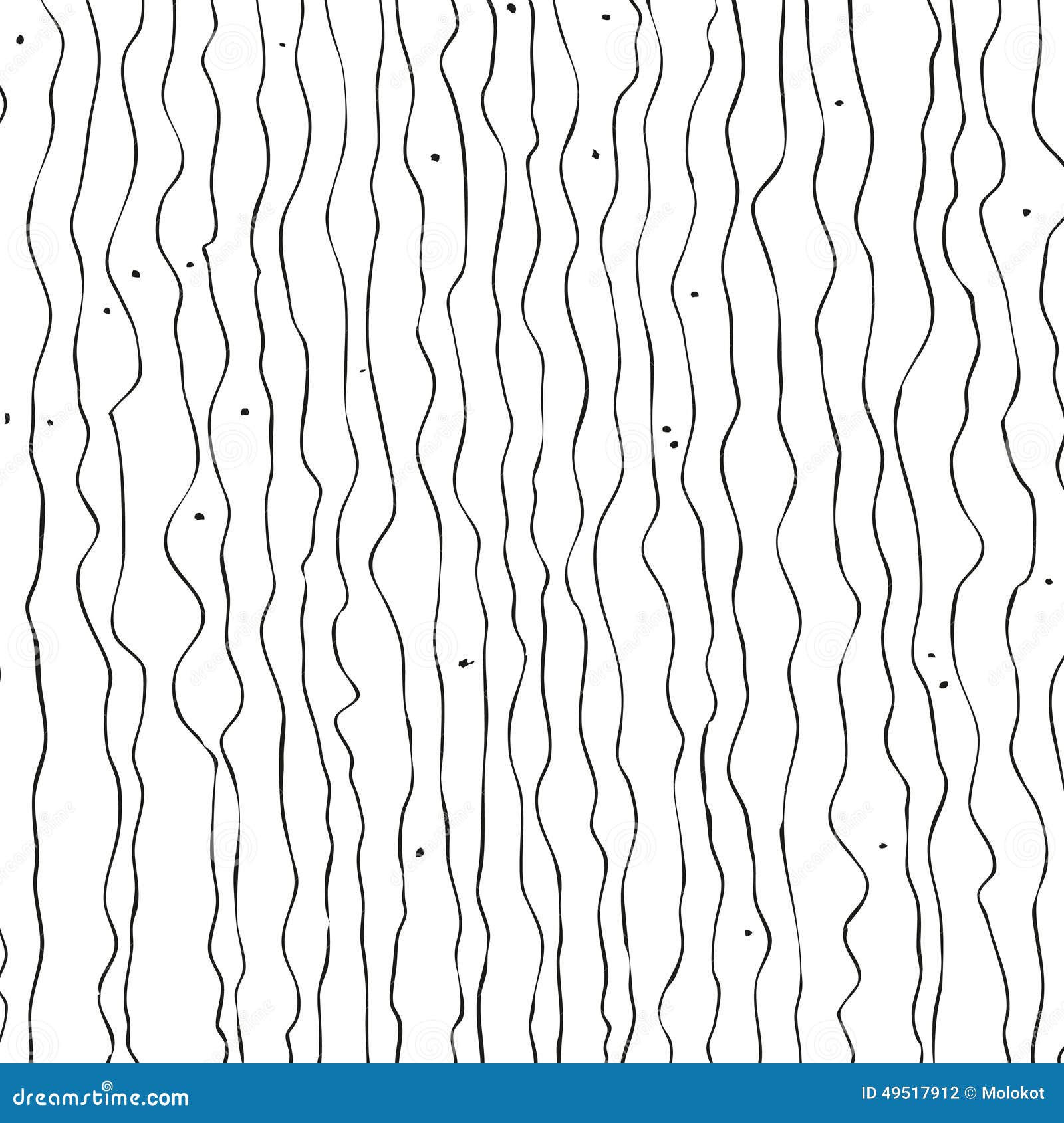 Beautiful Wavy Abstract Background With Monochrome Lines. Vector Motion ...