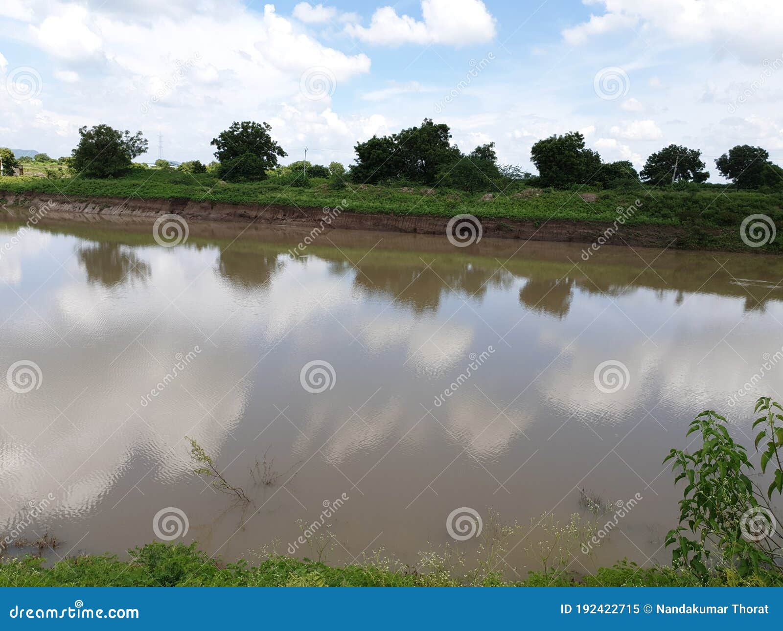Beautiful Weather and Water Stock Image - Image of lake, wetland: 192422715