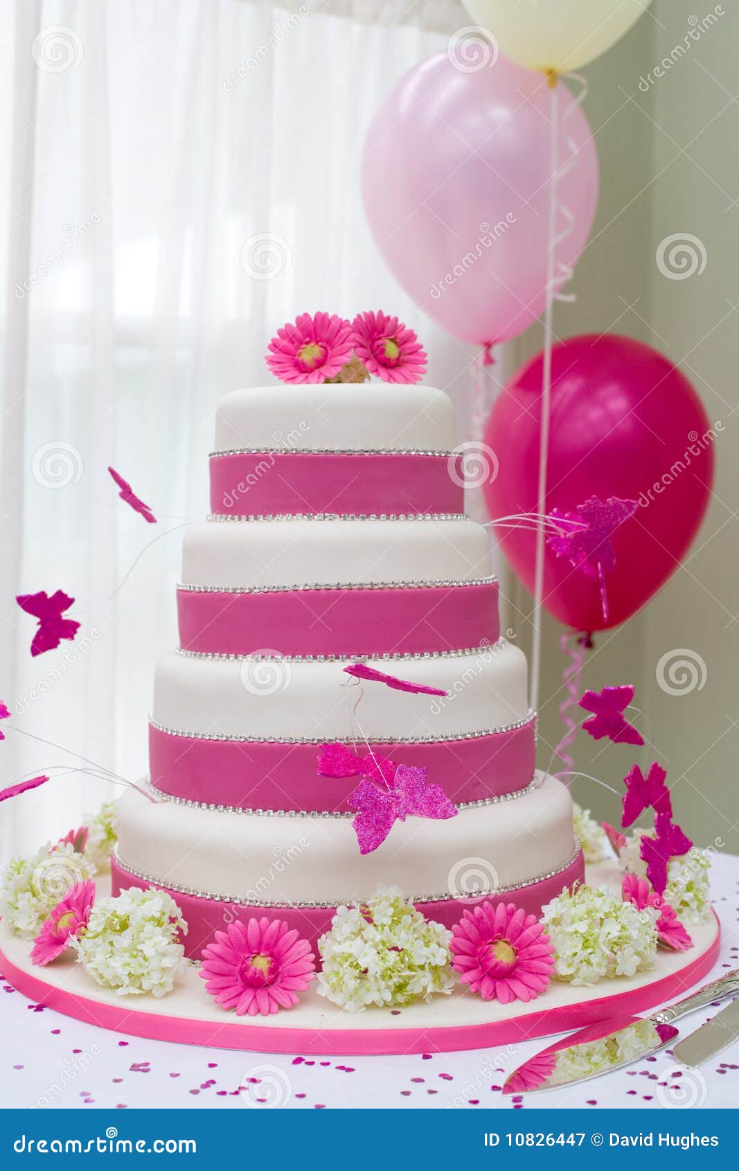Beautiful wedding cake stock image. Image of colors, marriage - 10826447