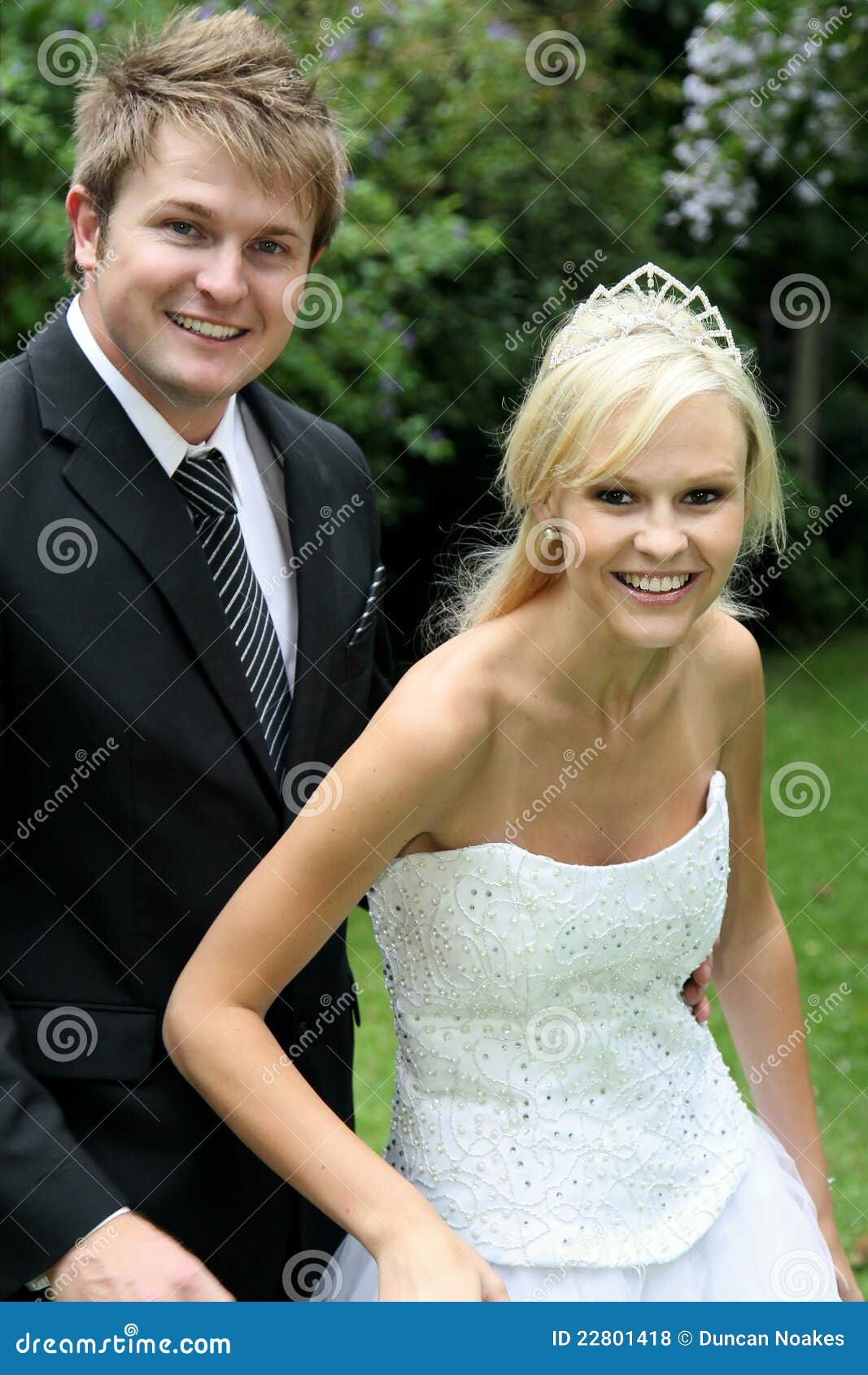 Beautiful Wedding Couple stock photo. Image of marriage - 22801418