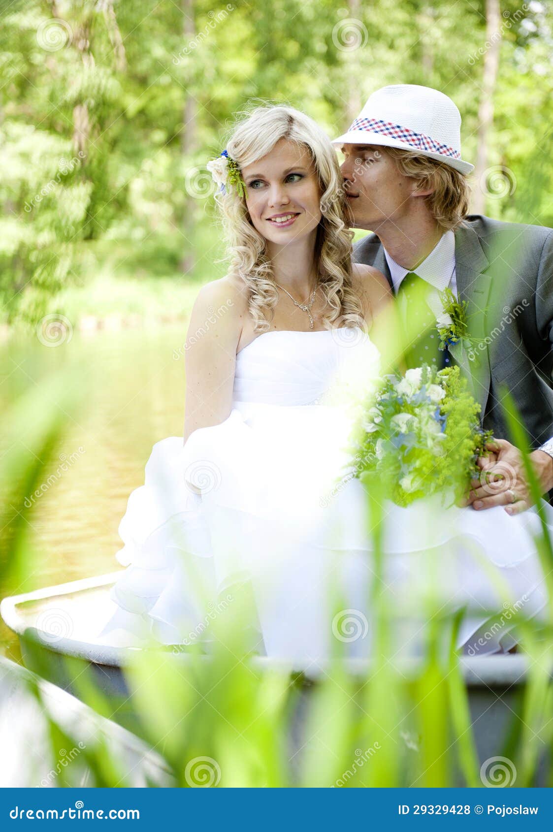 Beautiful wedding couple stock photo. Image of event - 29329428