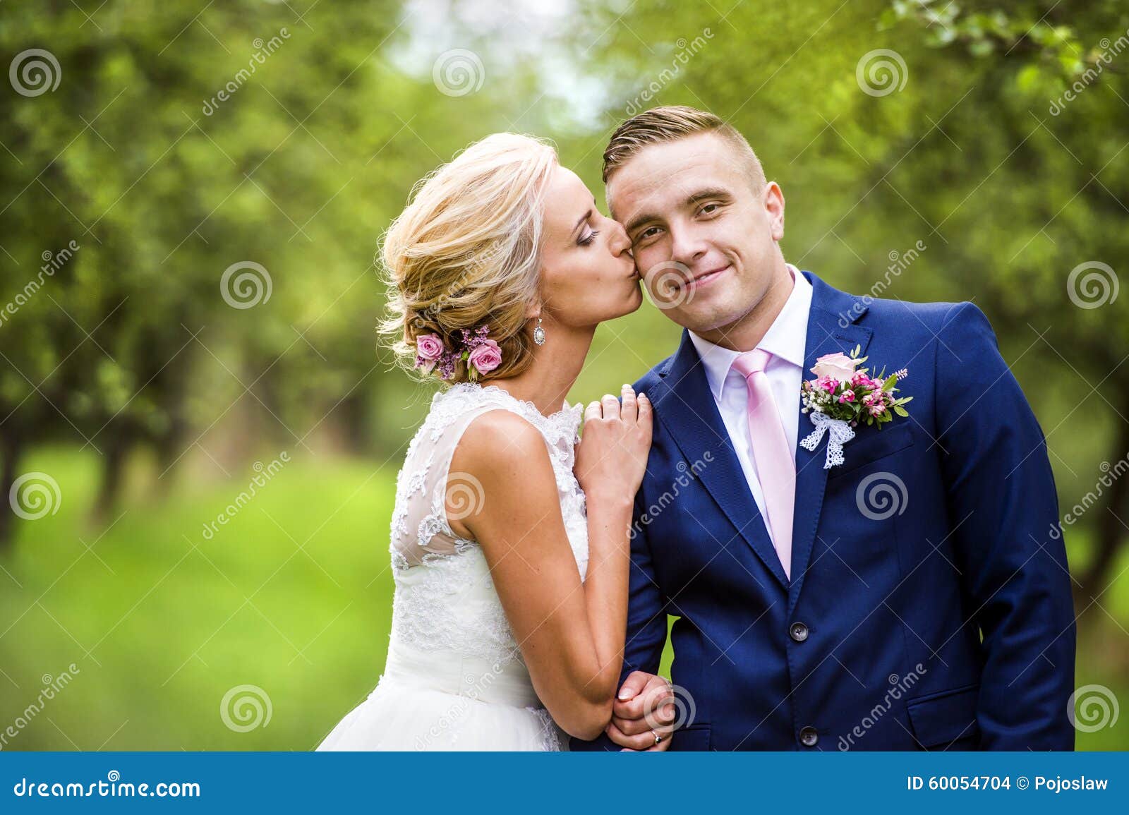 Beautiful wedding couple stock photo. Image of married - 60054704